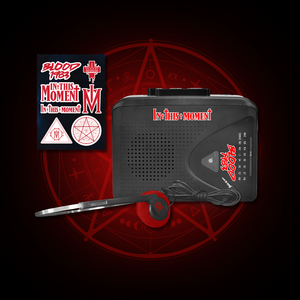 Blood Portable Tape Player – In This Moment Official